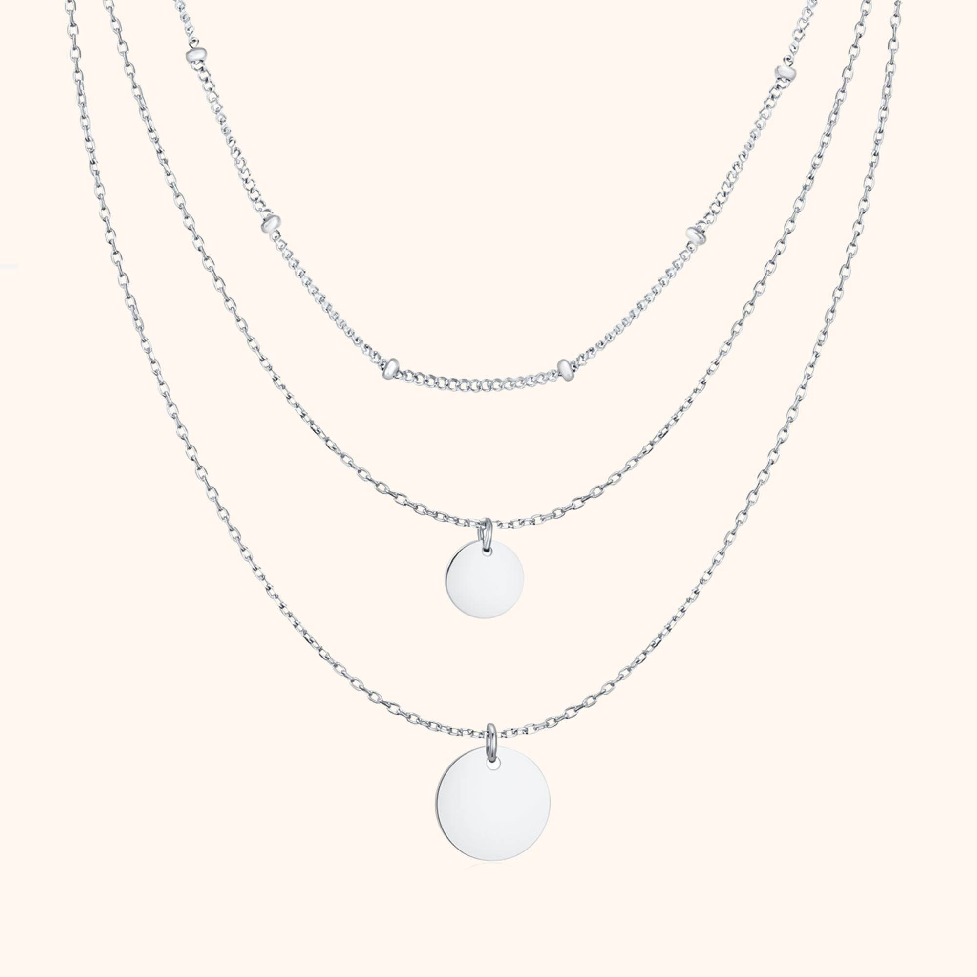 Triple Chains Necklace